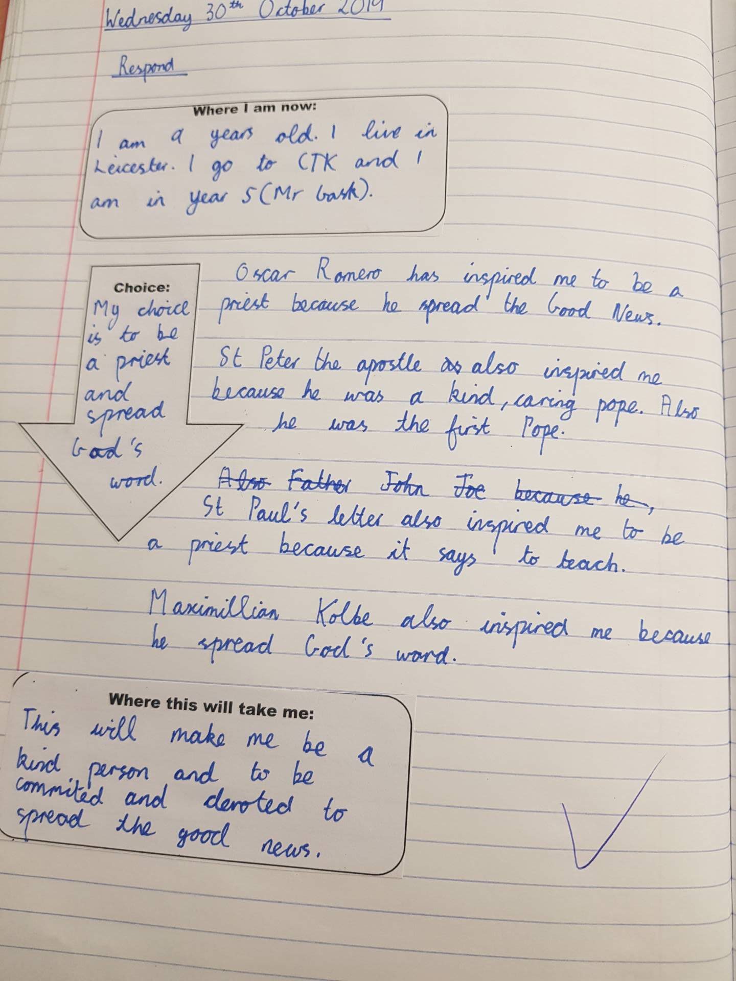 RE Curriculum - Christ The King Catholic Voluntary Academy - Leicester